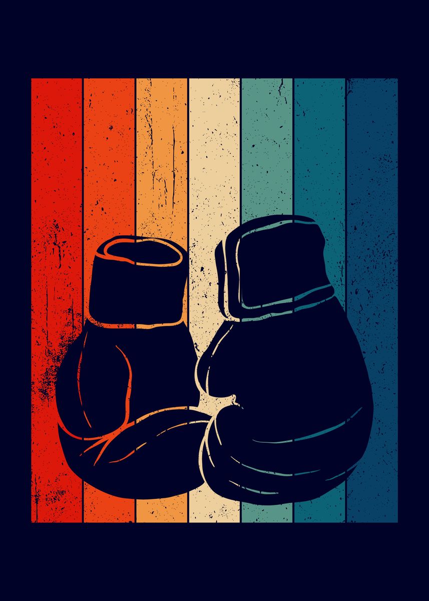 'Kickboxing Kickboxer' Poster, picture, metal print, paint by MzumO ...