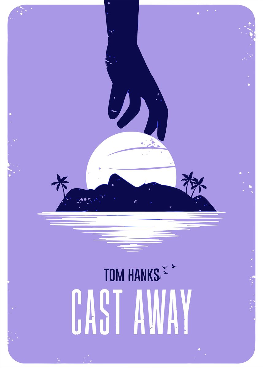 'Cast Away' Poster, picture, metal print, paint by Alita marquez | Displate