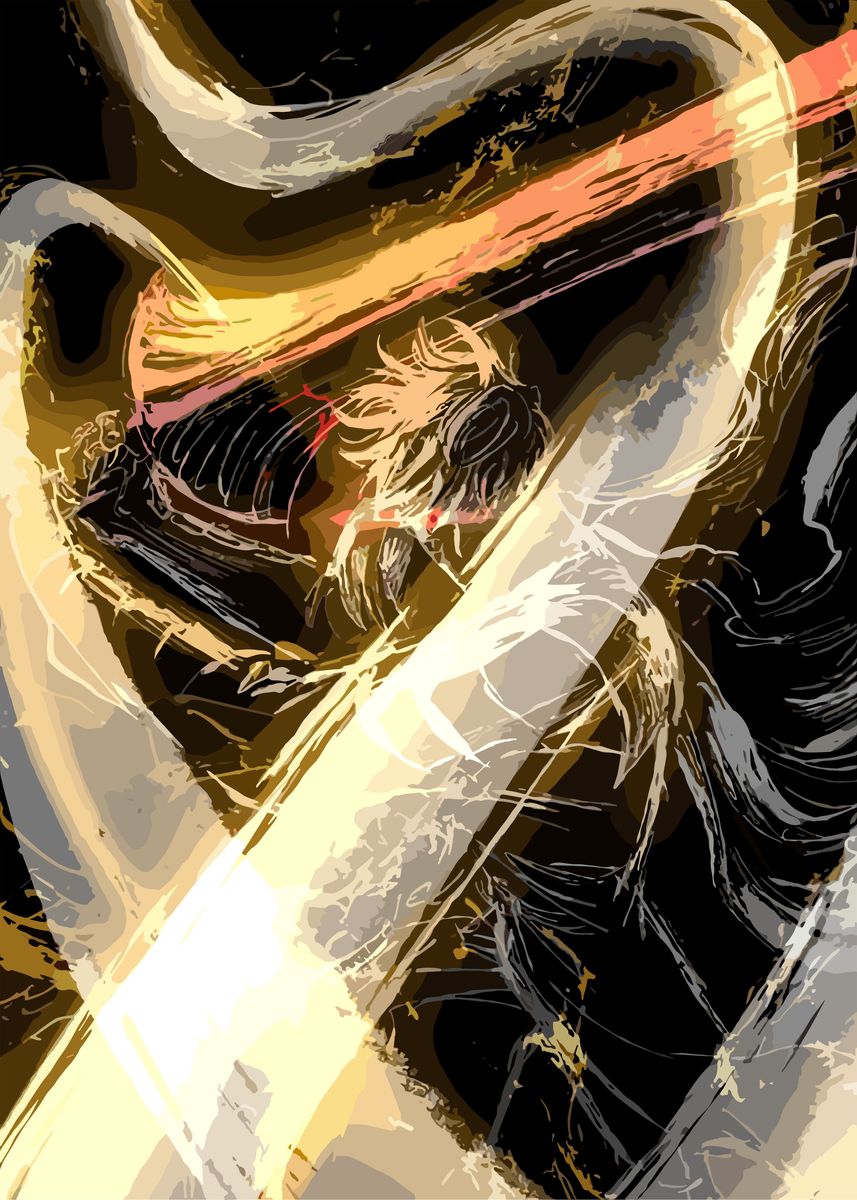 'Reincarnation Battle God' Poster, picture, metal print, paint by ...