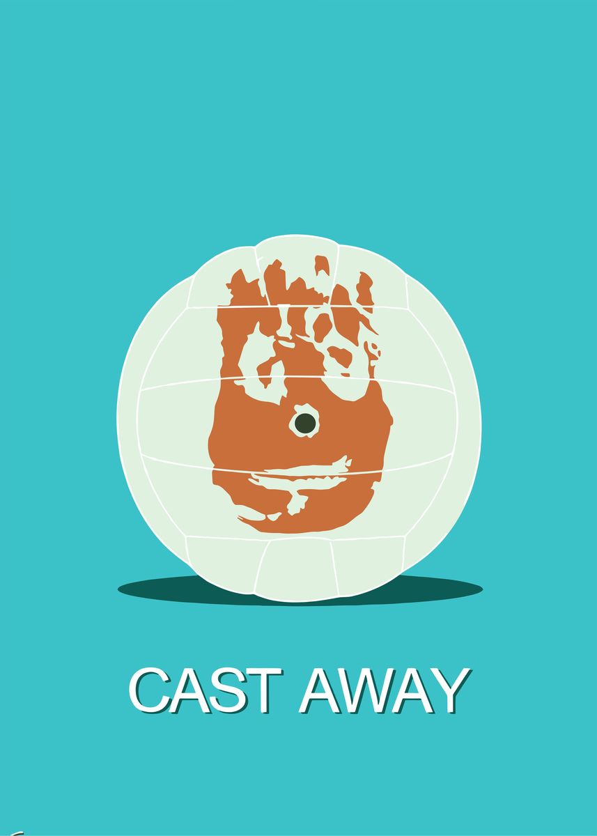 'Cast Away' Poster, picture, metal print, paint by Alita marquez | Displate