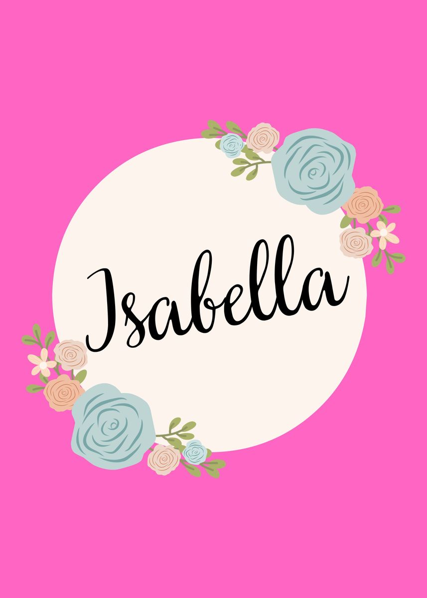 'Tropical Flower Isabella' Poster, picture, metal print, paint by Vicky ...