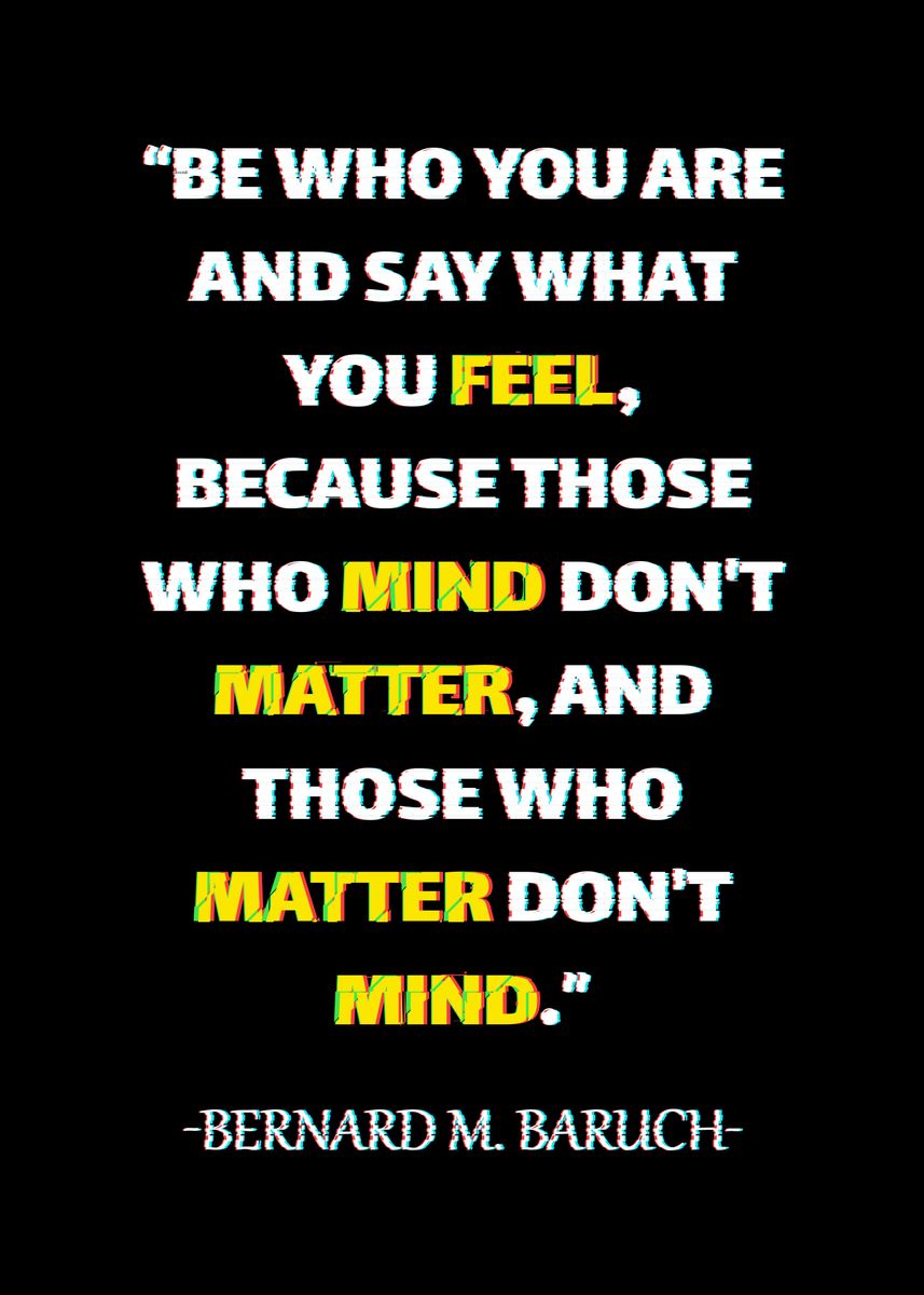 'Bernard M Baruch Quote' Poster, picture, metal print, paint by ...
