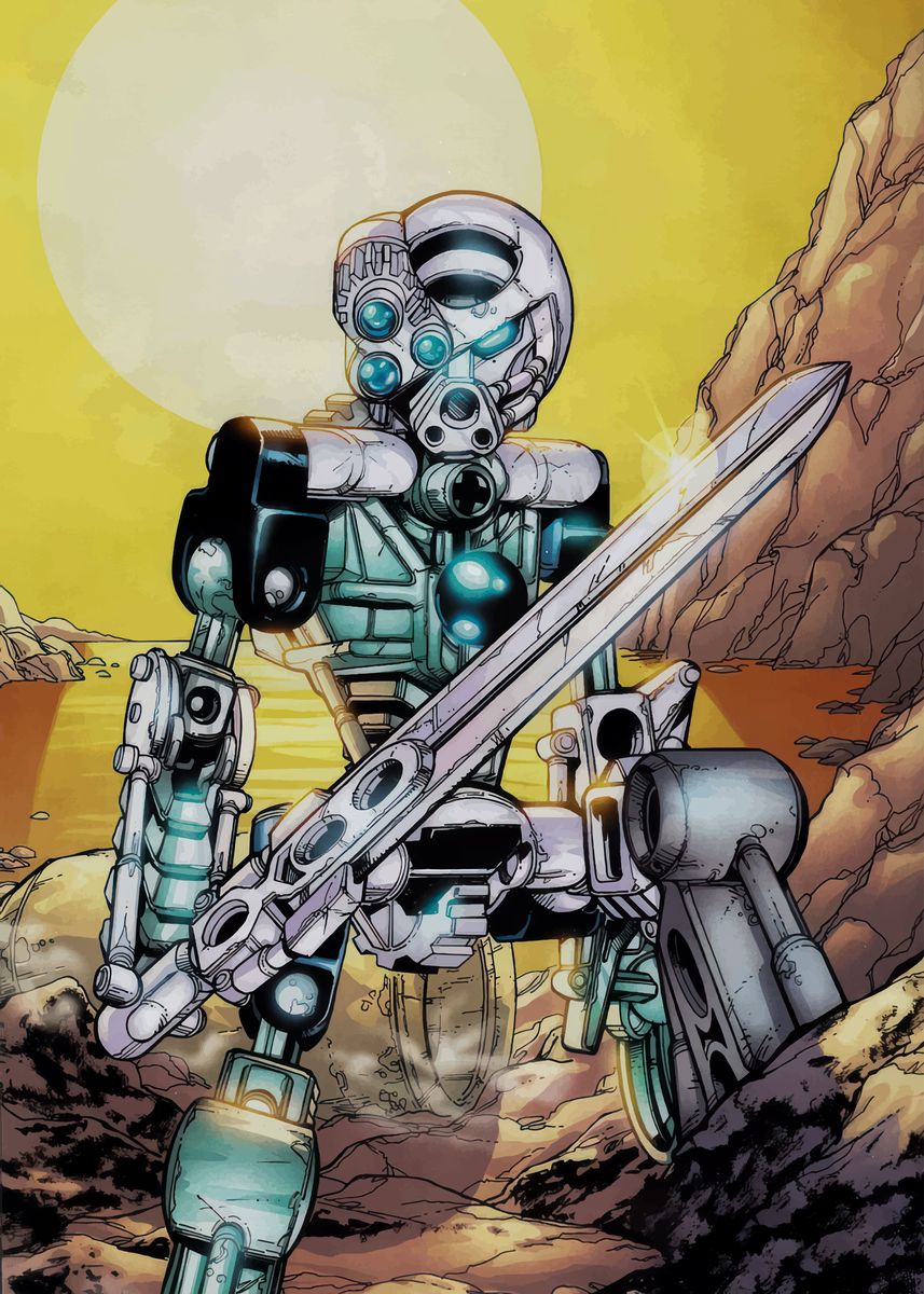 'bionicle' Poster, picture, metal print, paint by gho fur | Displate