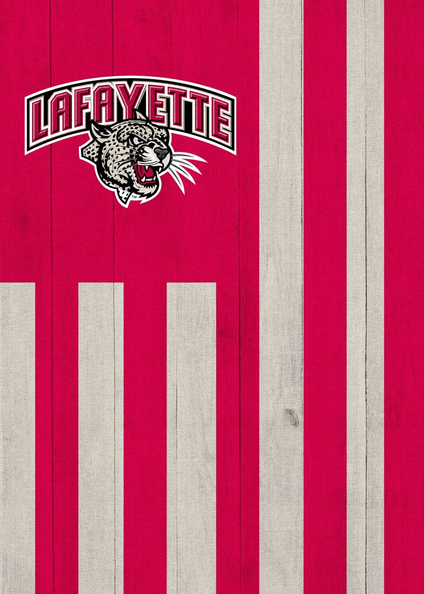 'Lafayette Leopards Flag' Poster, picture, metal print, paint by Jamie ...