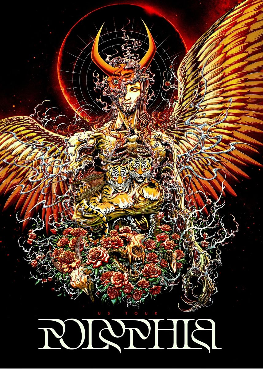 'Polyphia Tour' Poster, picture, metal print, paint by Polyphia Terps ...