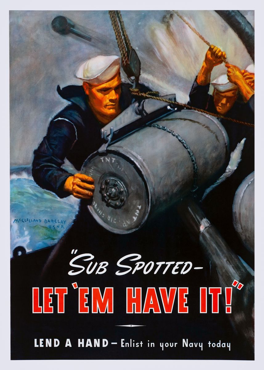 'Sub Spotted ' Poster, picture, metal print, paint by Steel Canvas ...