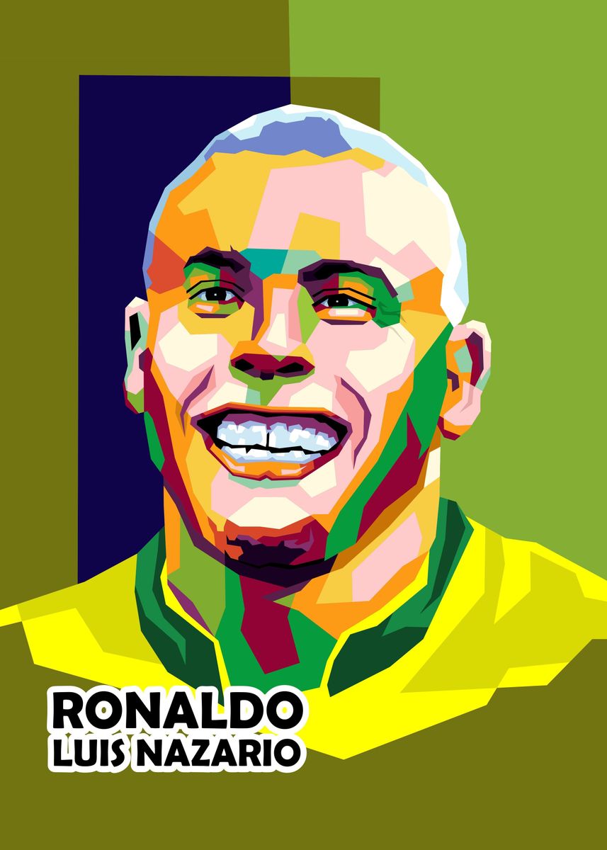 'Legend football brazil pop' Poster, picture, metal print, paint by ...