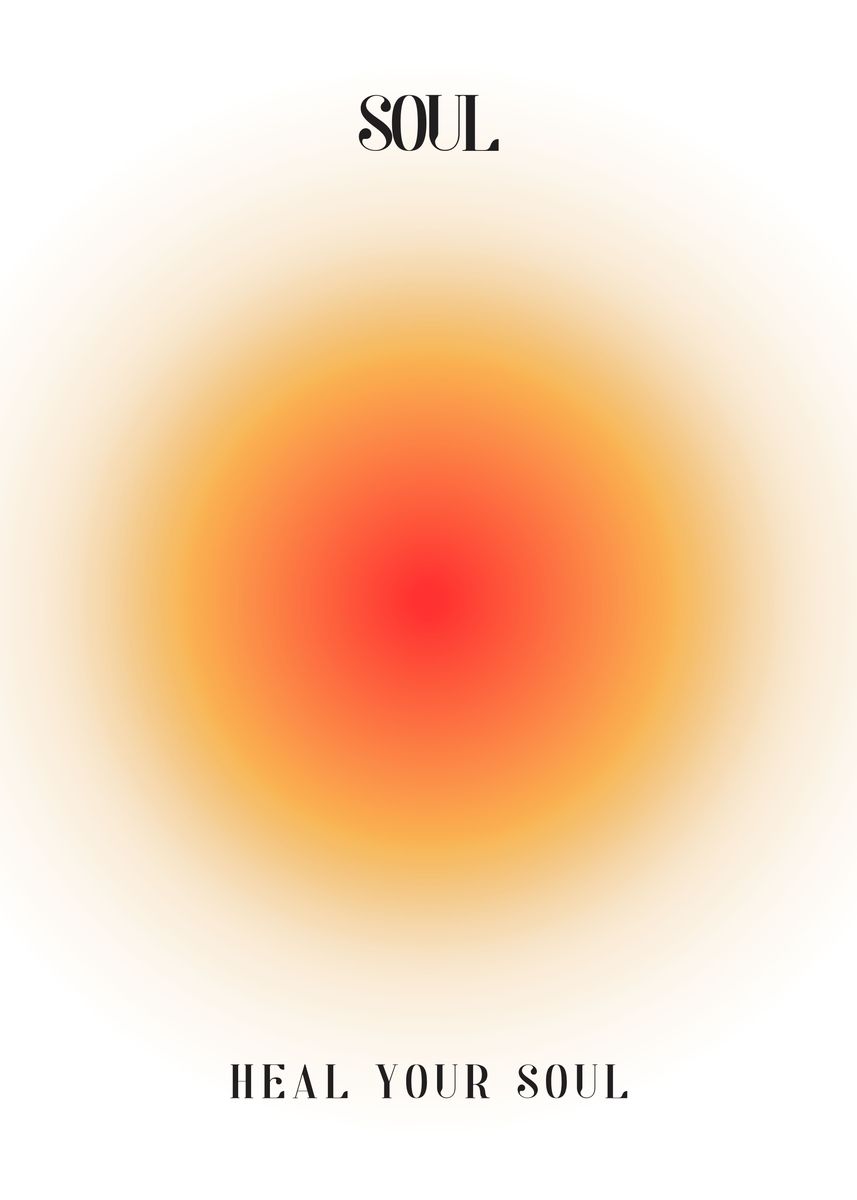'Positive Aura soul' Poster, picture, metal print, paint by Nandita ...