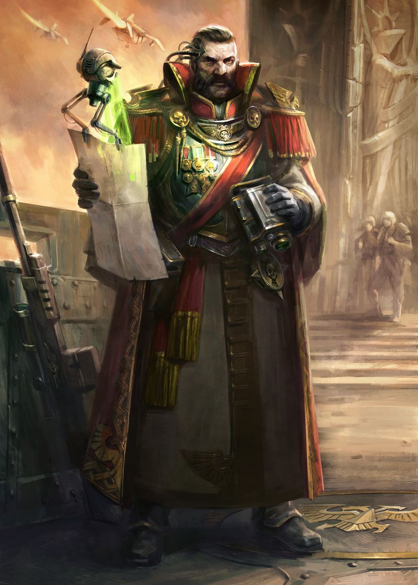'Rogue Trader - Commander' Poster, picture, metal print, paint by ...
