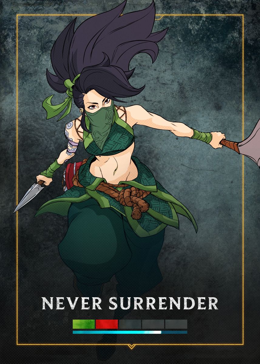 'Never Surrender' Poster, picture, metal print, paint by League of ...