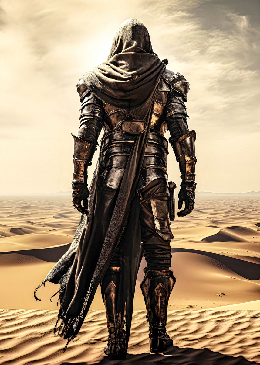 'Desert Guardian' Poster, picture, metal print, paint by Abel Brata ...