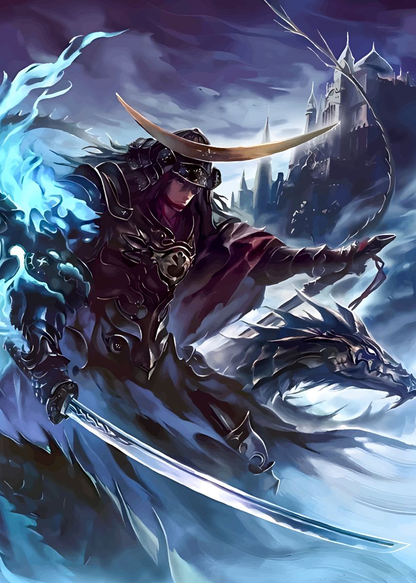 'Sengoku basara' Poster, picture, metal print, paint by V Styler | Displate