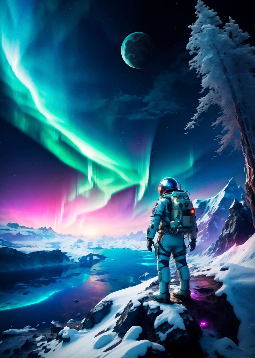 'Looking at Infinity' Poster, picture, metal print, paint by Reflection ...