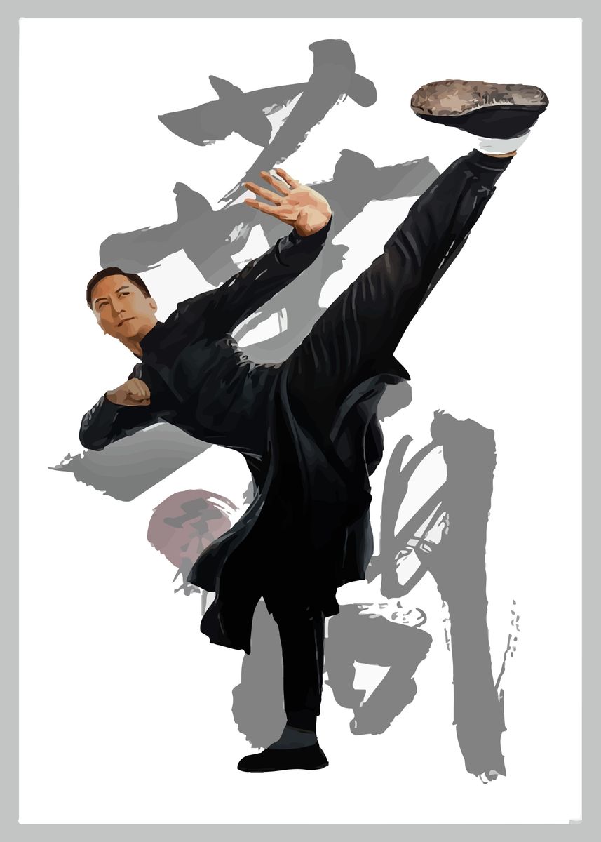 'Ip Man' Poster, picture, metal print, paint by Heyhello For | Displate