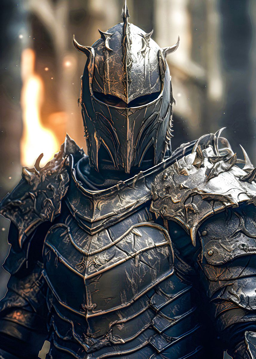 'Knights Valor' Poster, picture, metal print, paint by Abel Brata ...