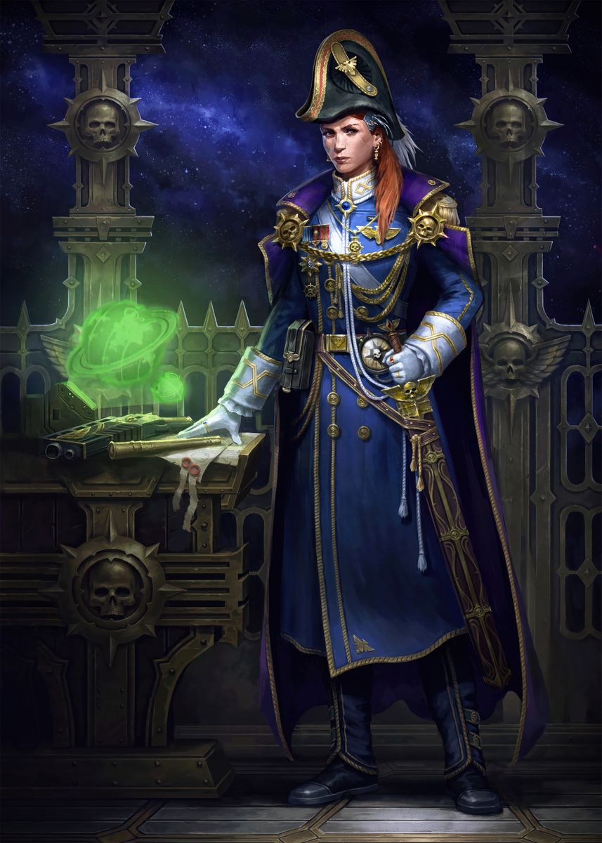 'Rogue Trader - Captain' Poster, picture, metal print, paint by ...