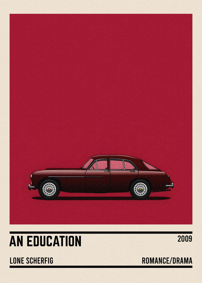 'An Education movie car' Poster, picture, metal print, paint by Louise ...