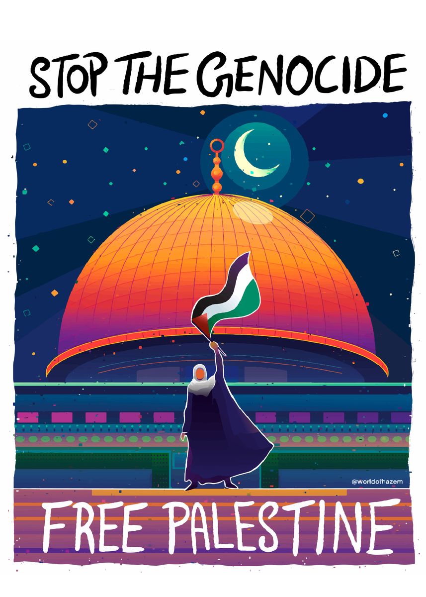'free Palestine ' Poster, picture, metal print, paint by Anima Art ...