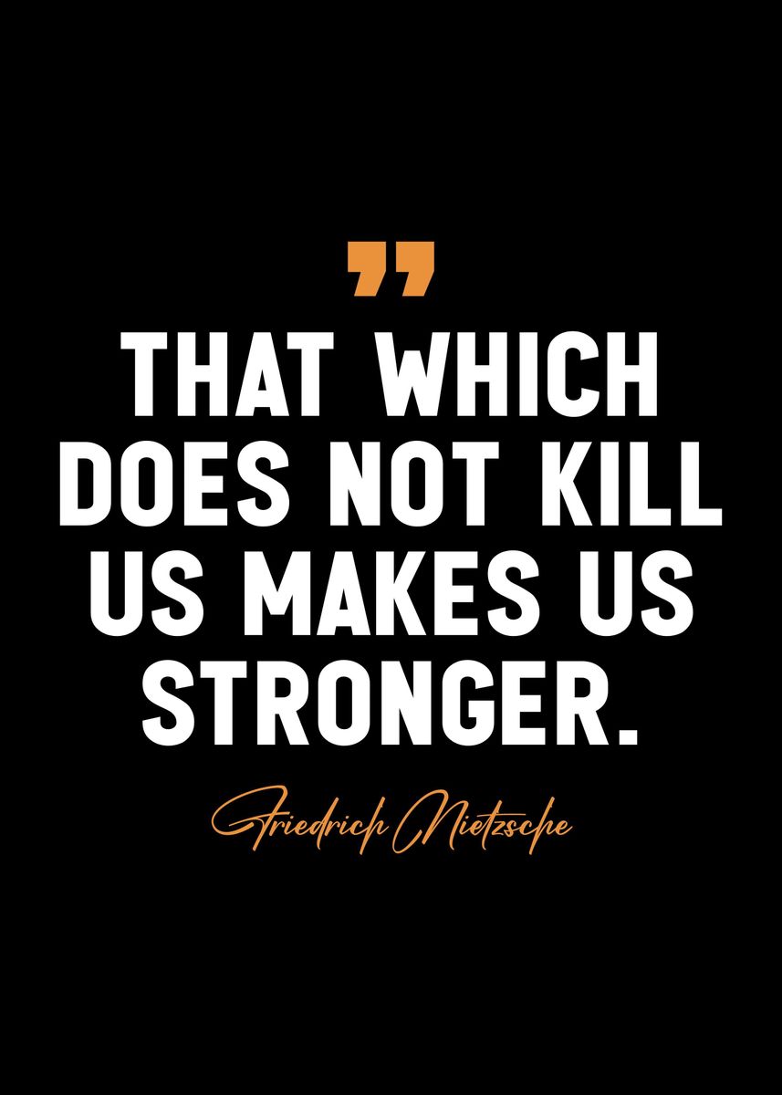 'Nietzsche quotes ' Poster, picture, metal print, paint by Curot Piti ...