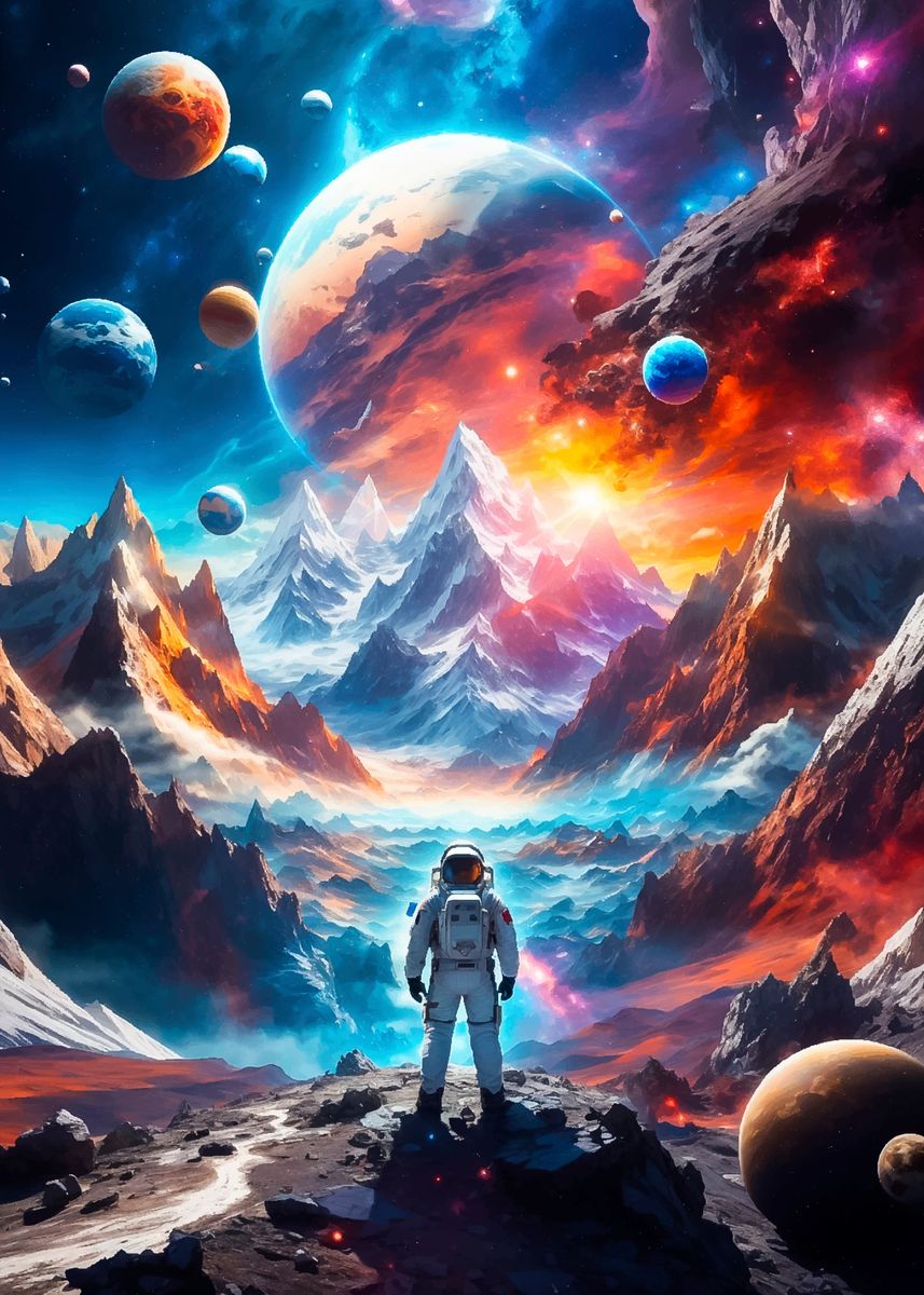 'Magnificent View' Poster, picture, metal print, paint by James Garcia ...