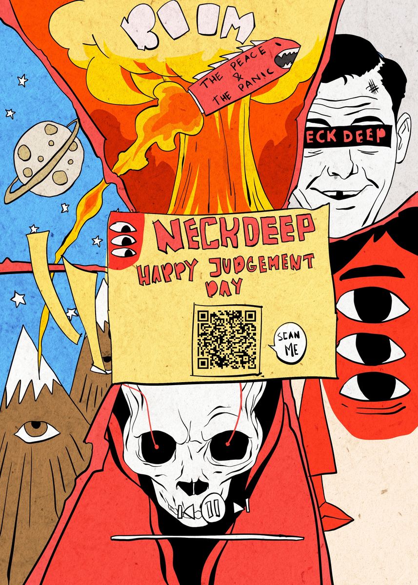 'Happy judgement day' Poster, picture, metal print, paint by eunoia ...