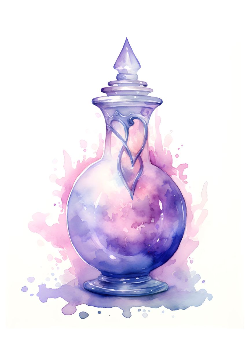 'Mana flask' Poster, picture, metal print, paint by Olaffskater | Displate