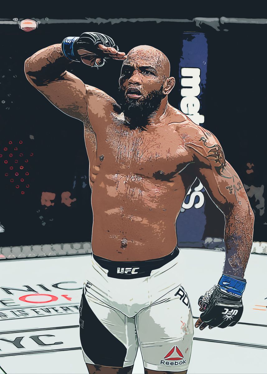 'Yoel Romero UFC' Poster, picture, metal print, paint by Benny Jacobs ...