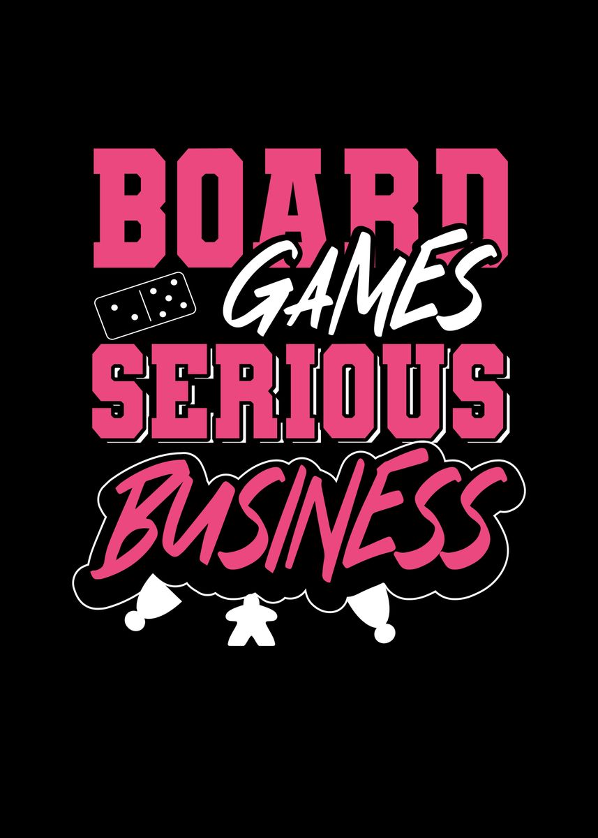 'Board game serious' Poster, picture, metal print, paint by Andreas Schellenberg | Displate