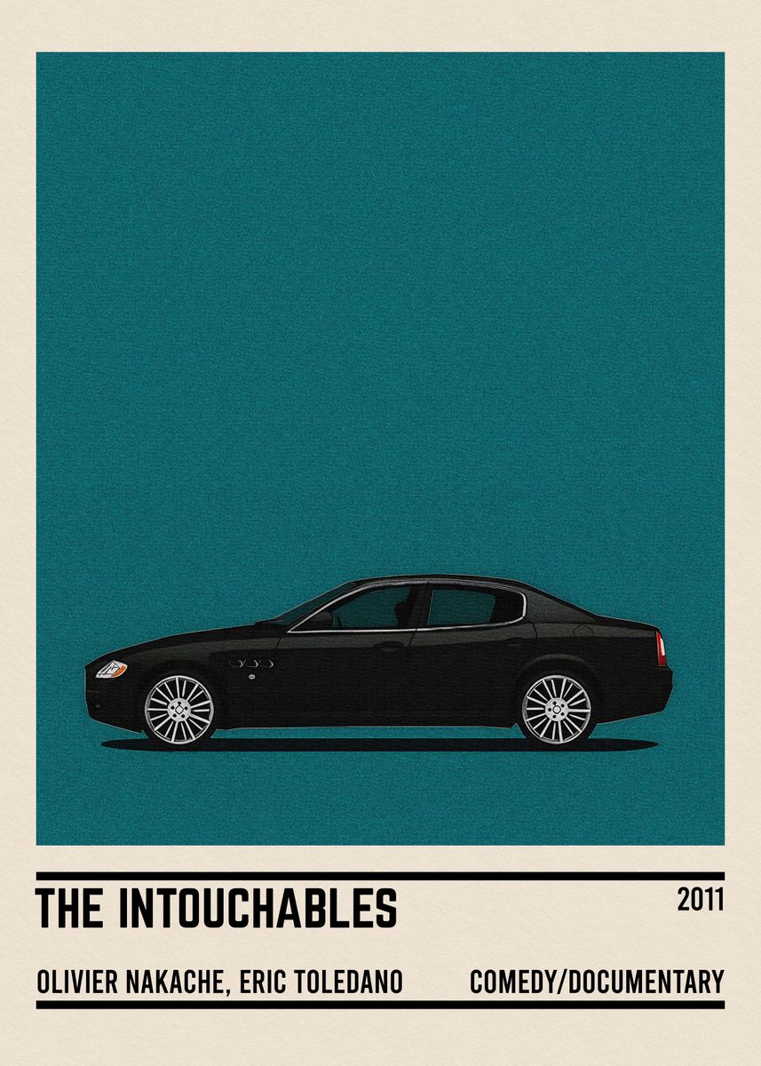 'Intouchables movie car' Poster, picture, metal print, paint by Louise ...