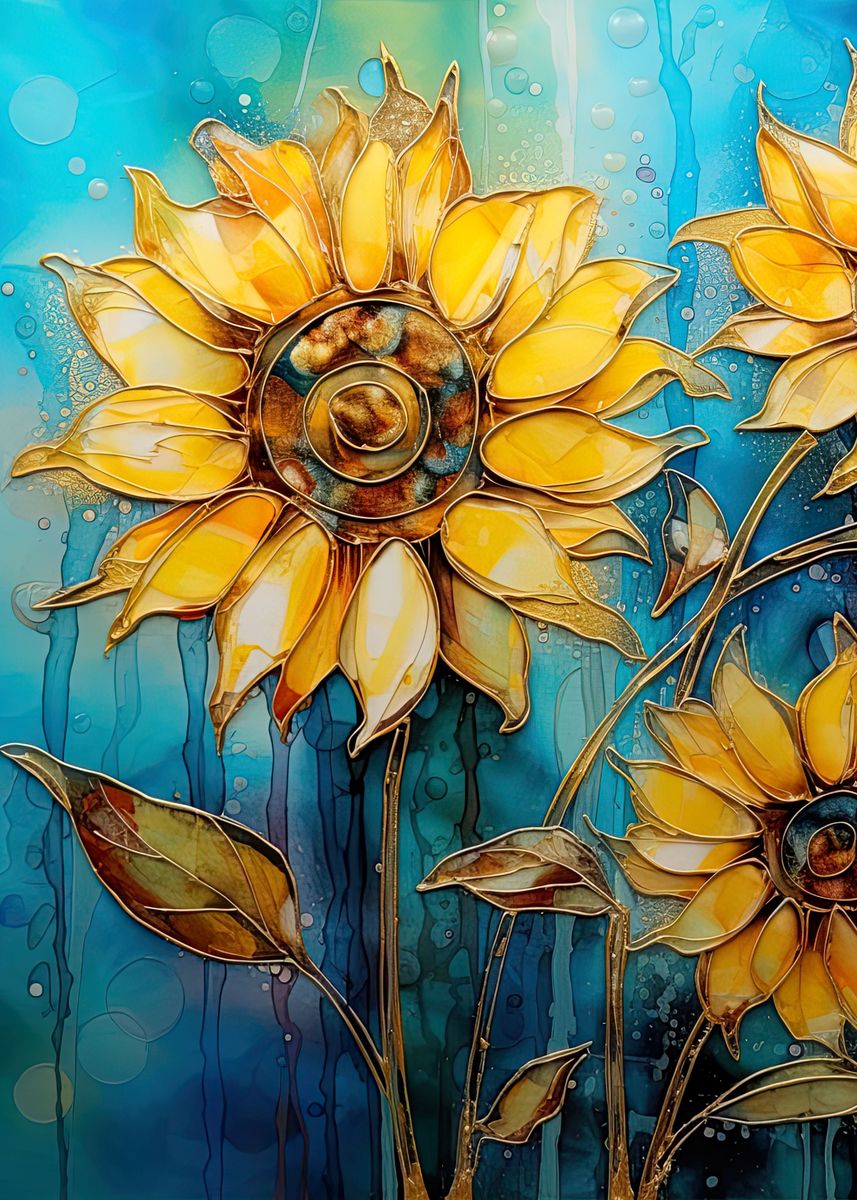 'oil painting' Poster, picture, metal print, paint by Isabella Design ...