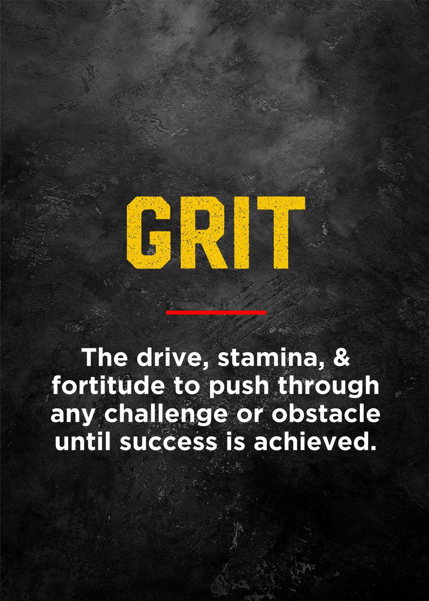 'grit' Poster, picture, metal print, paint by Bestselling Music Posters ...