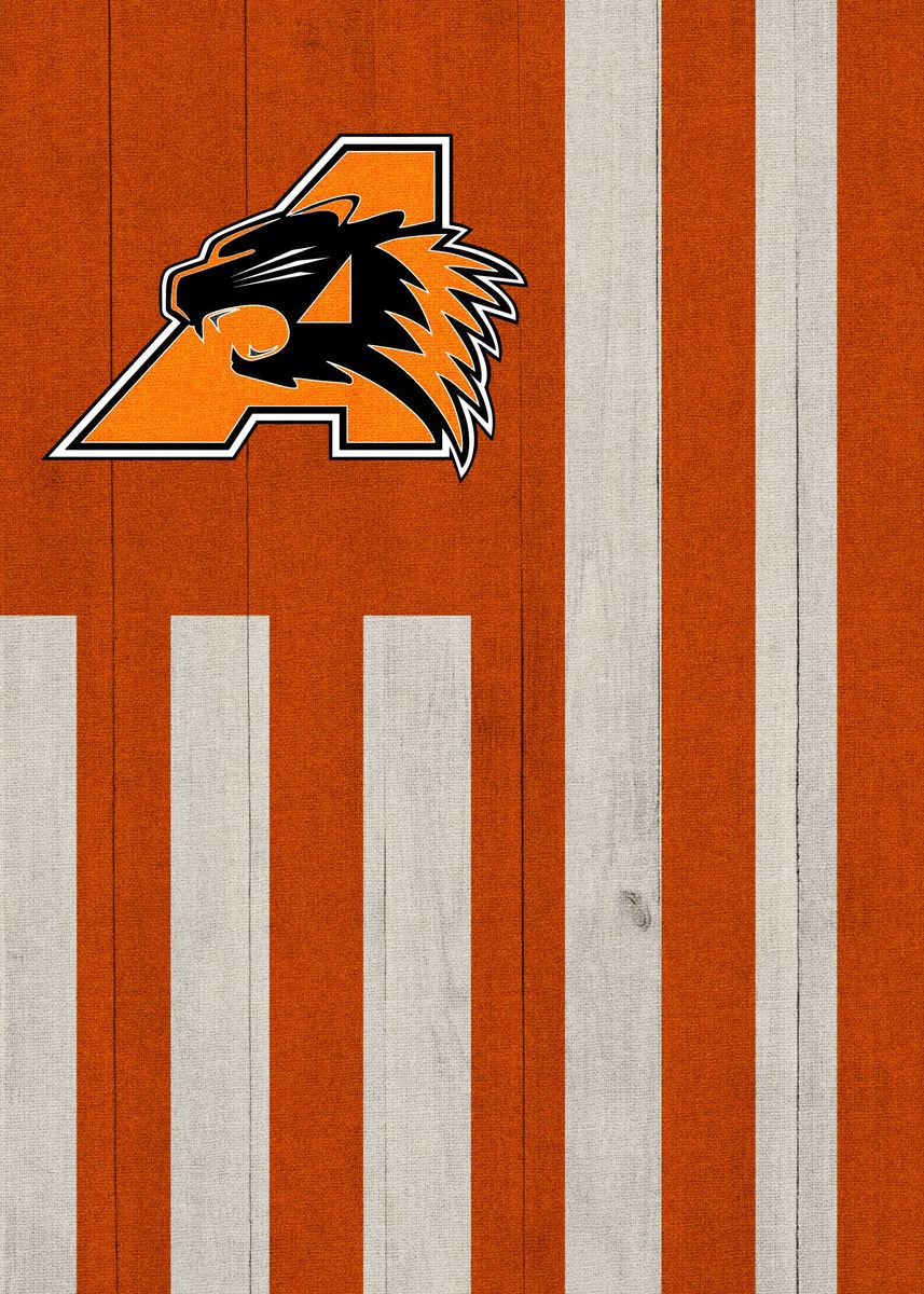 'Aledo Bearcats Flag' Poster, picture, metal print, paint by Jamie ...
