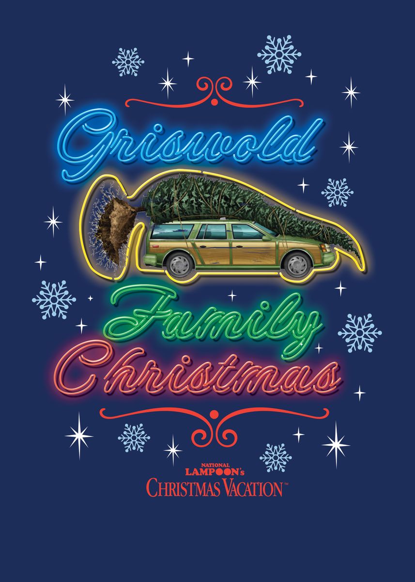 'Griswold Family Christmas' Poster, picture, metal print, paint by ...