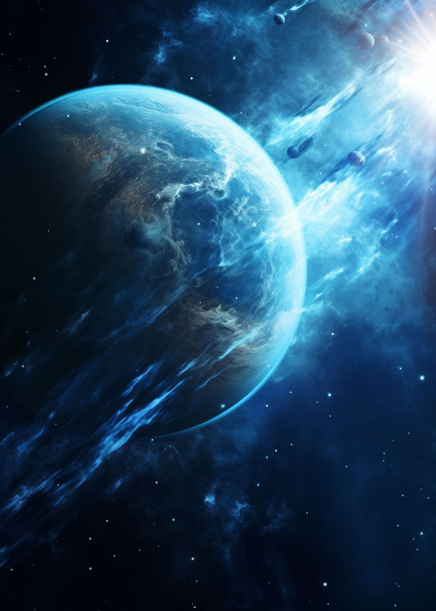 'Blue Planet' Poster, picture, metal print, paint by DM Photography ...