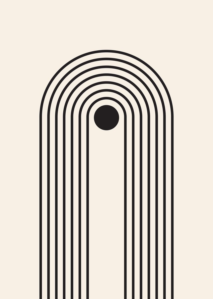 'Bohemian Arch' Poster, picture, metal print, paint by ceylonex | Displate