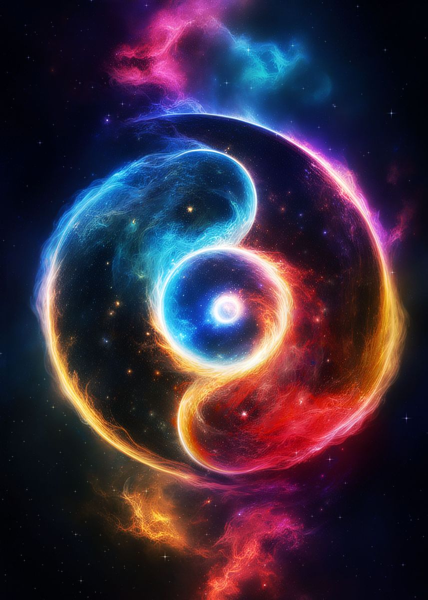 'Flow of Space and Time' Poster, picture, metal print, paint by Ryu ...