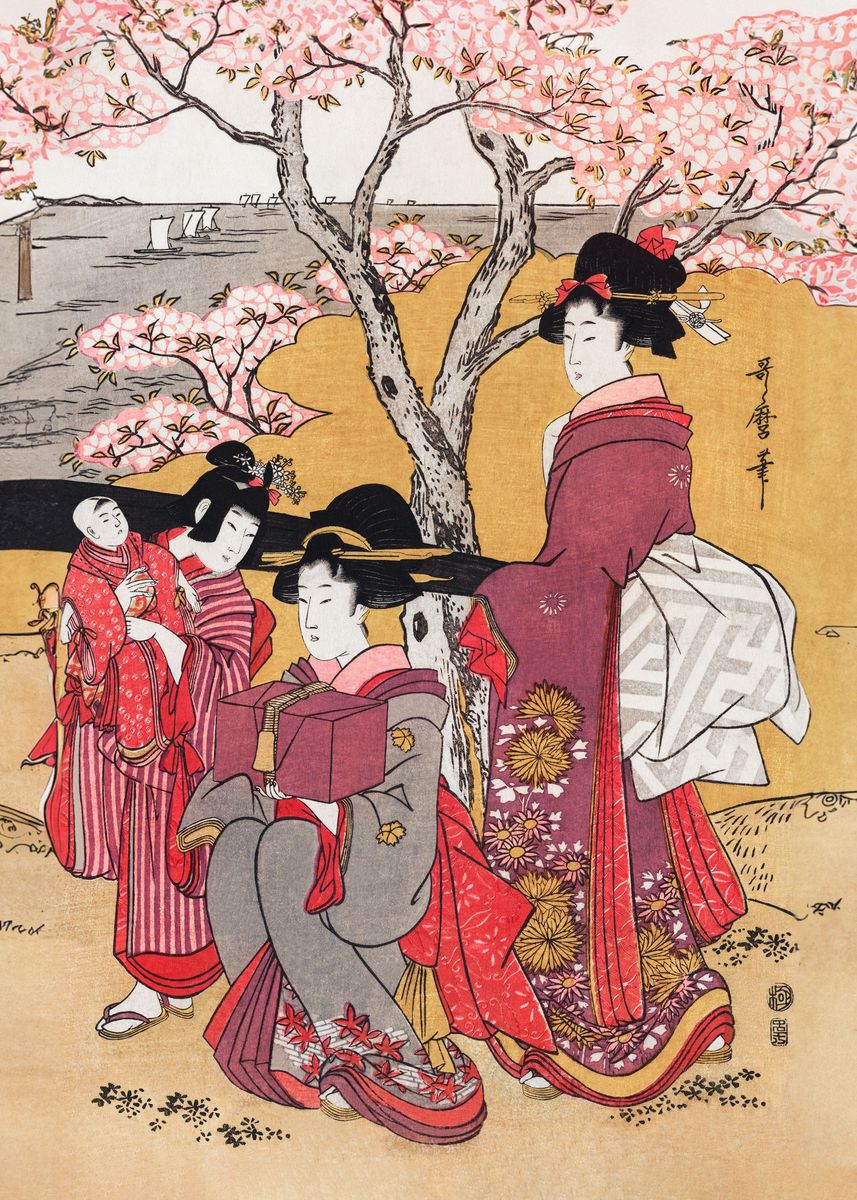 'Japanese women' Poster, picture, metal print, paint by tony4urban ...