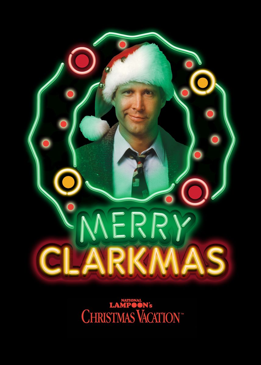 'Merry Clarkmas' Poster, picture, metal print, paint by National ...