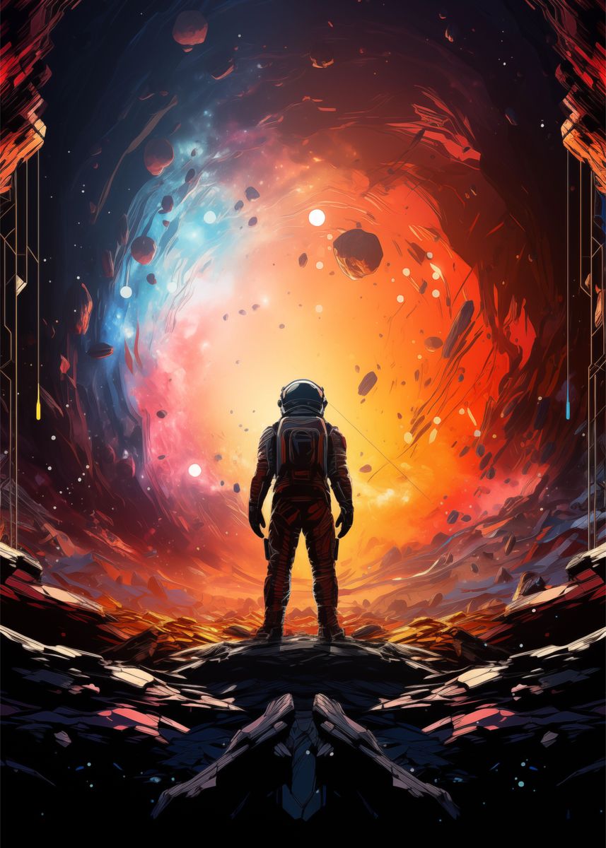 'Space Explorer Discovery' Poster, picture, metal print, paint by ...