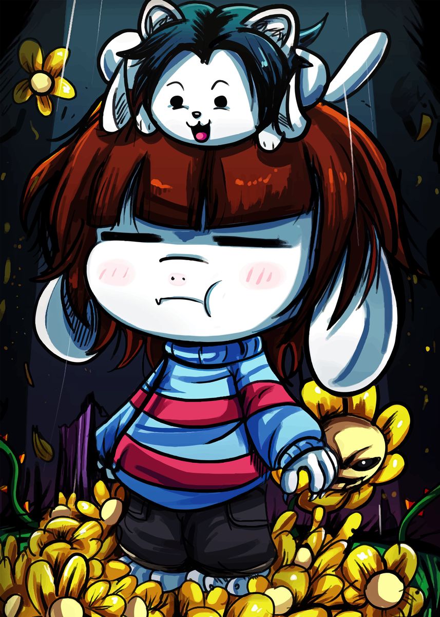 'undertale' Poster, picture, metal print, paint by lionel messi art ...