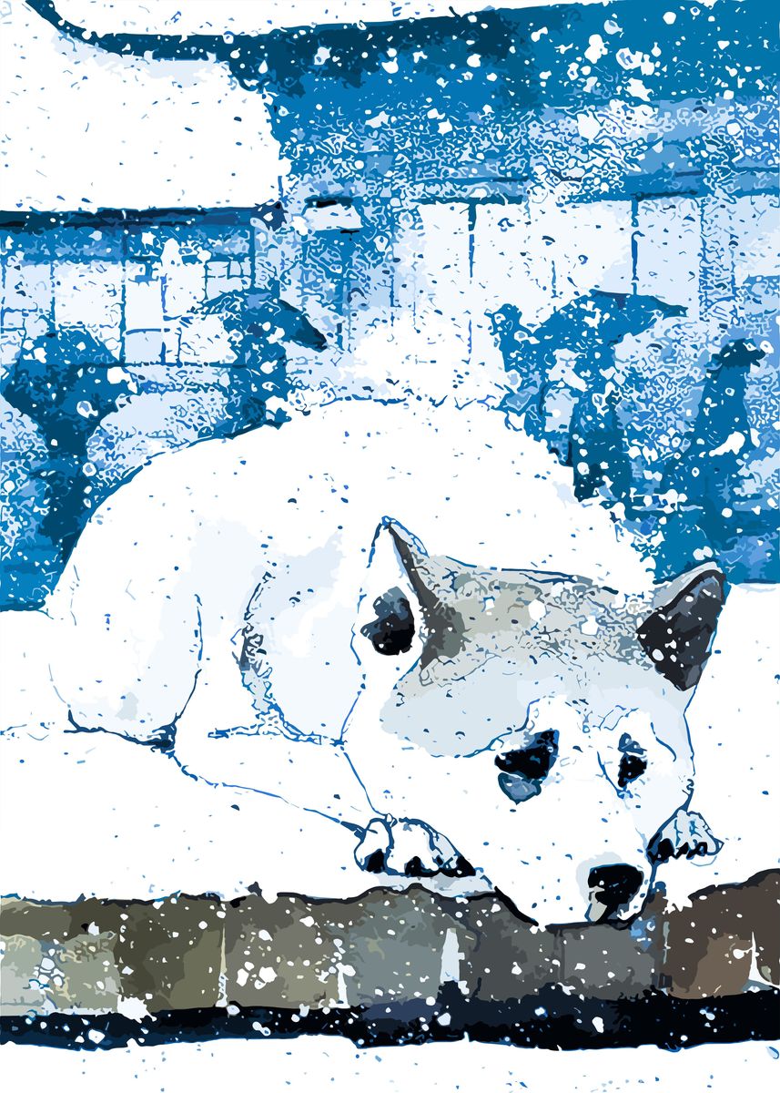 'Hachiko' Poster, picture, metal print, paint by Alita marquez | Displate