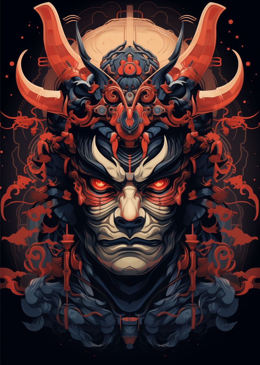 'Shinigami Samurai' Poster, picture, metal print, paint by Keller ...