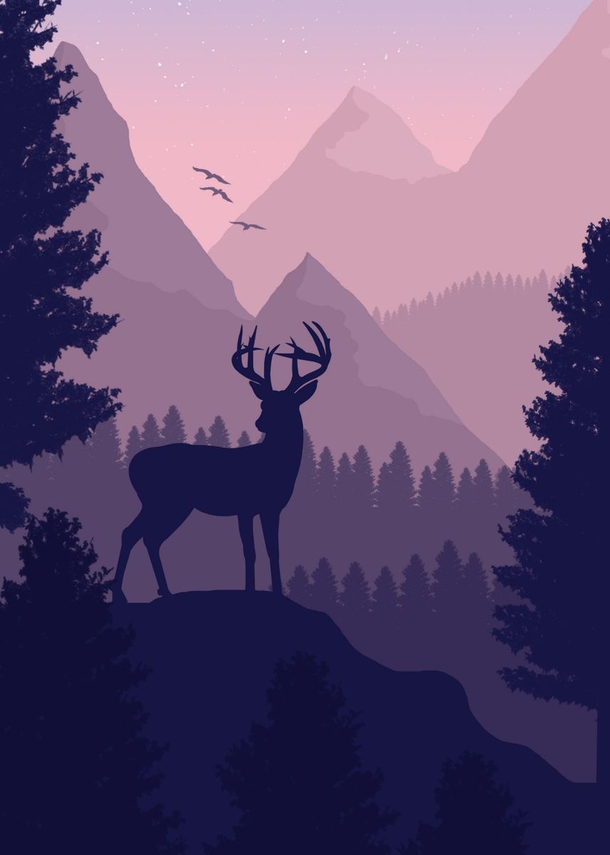 'Animals' Poster, picture, metal print, paint by STRAIGHT | Displate