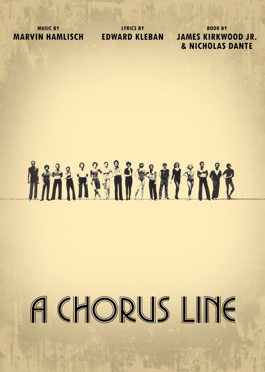 'A Chorus Line' Poster, picture, metal print, paint by Bo Kev | Displate