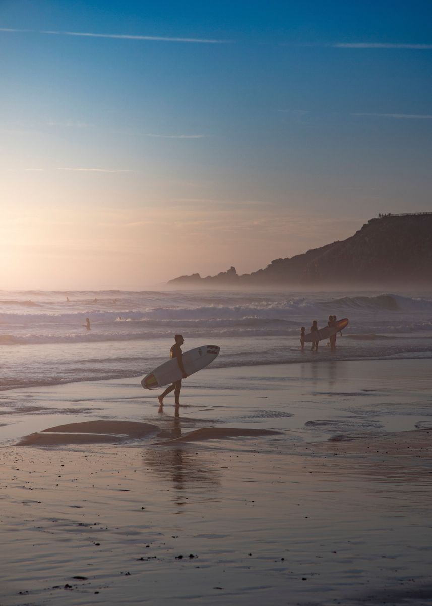 'Surf beach' Poster, picture, metal print, paint by Dario Berardi ...