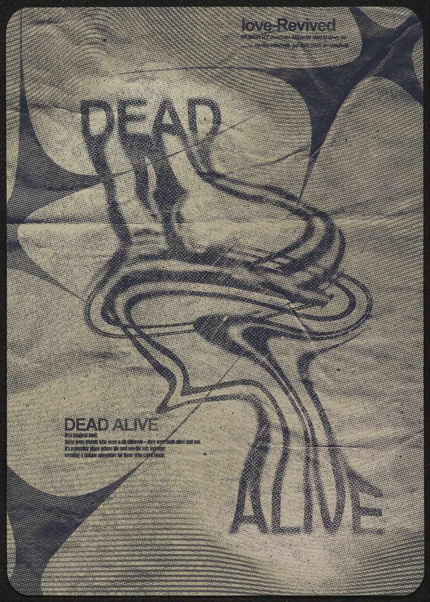 'DEAD ALIVE' Poster, picture, metal print, paint by Joachimpsart | Displate