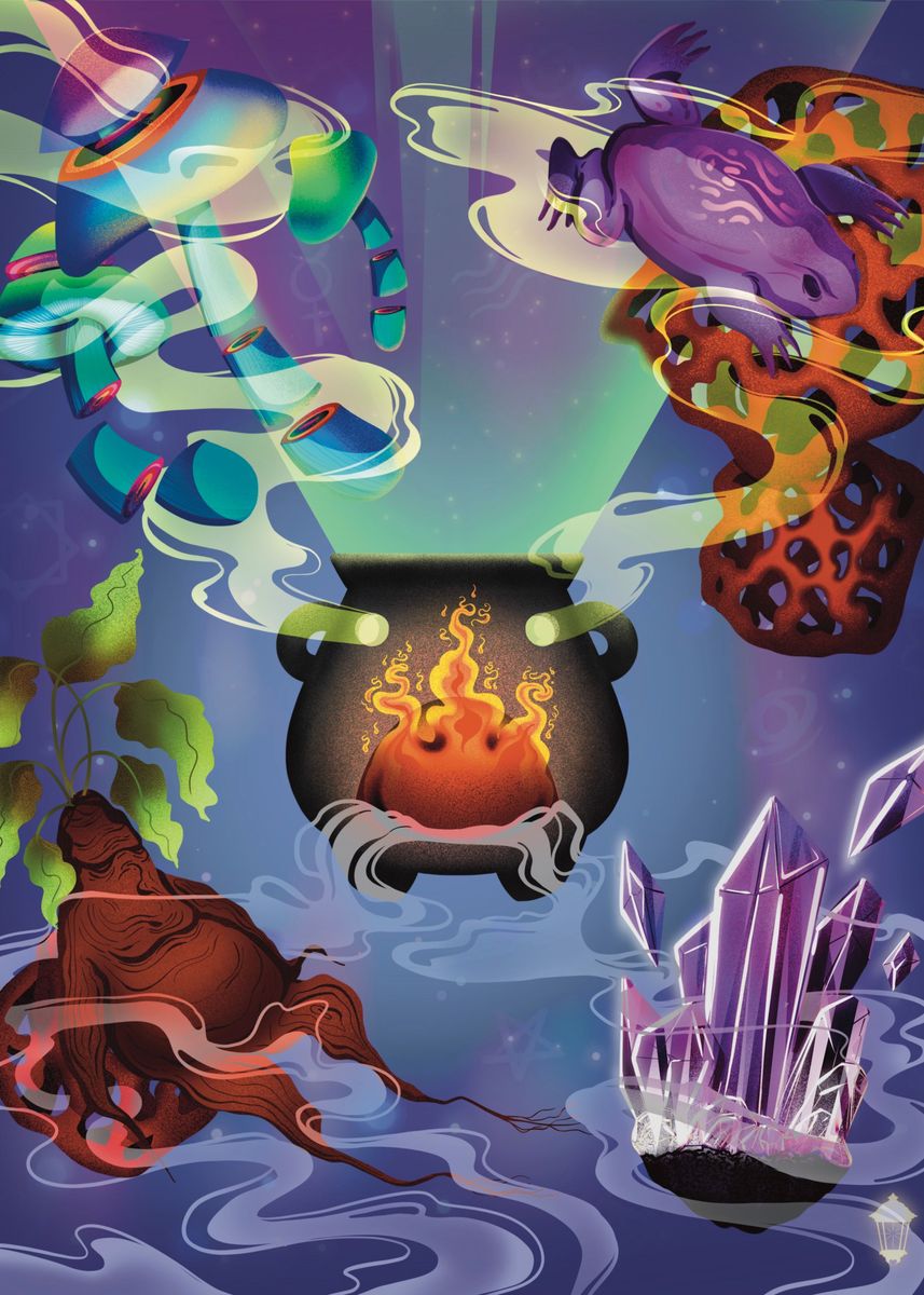 'potion' Poster, picture, metal print, paint by Paderlan | Displate