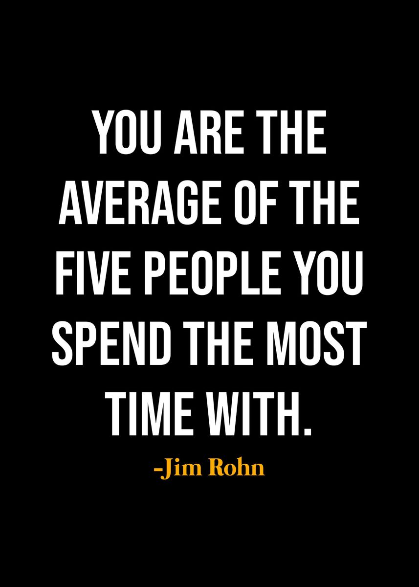 'Jim Rohn Quotes ' Poster, picture, metal print, paint by KLIP CREATIVE ...