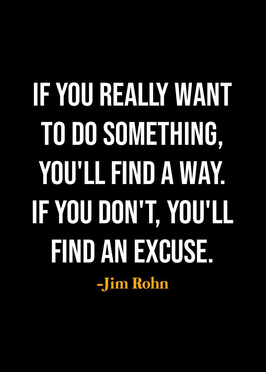 'Jim Rohn Quotes ' Poster, picture, metal print, paint by KLIP CREATIVE ...