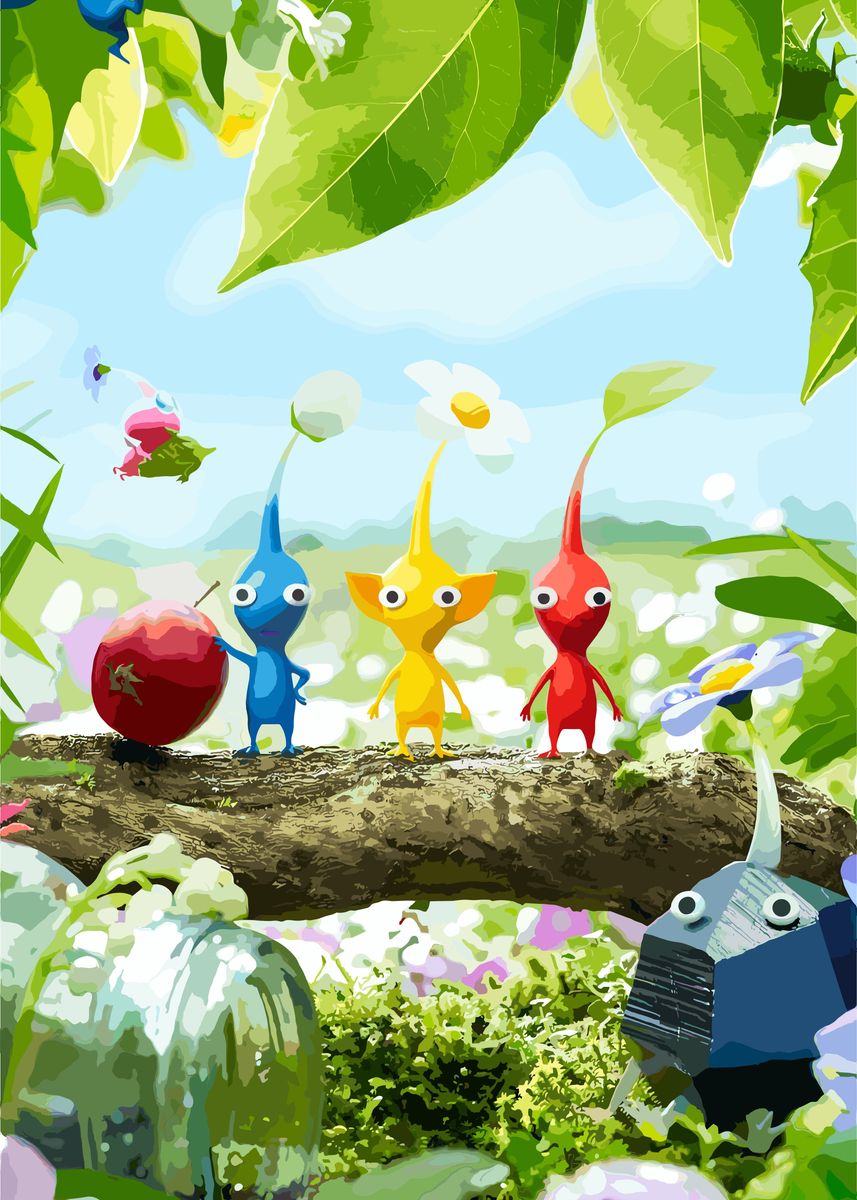 'Pikmin Ant Anime' Poster, picture, metal print, paint by Catherine ...